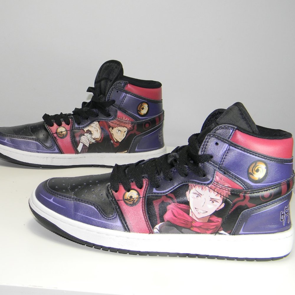 Yuji Itadori Anime Shoes Jujutsu Kaisen Boot Sneakers - Gem